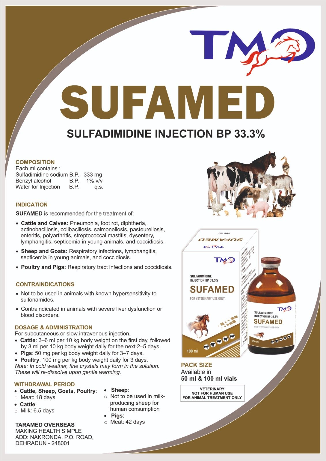 Taramed Overseas — Products